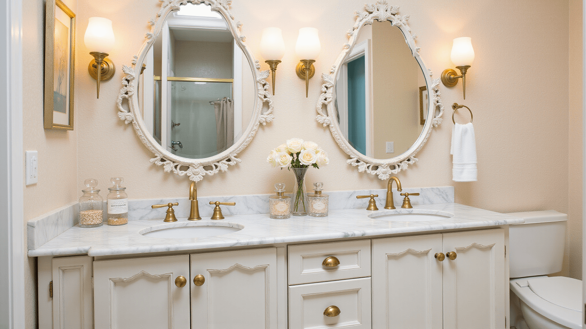 Granny Chic Bathroom Makeover: A Modern Twist on Vintage Charm ...
