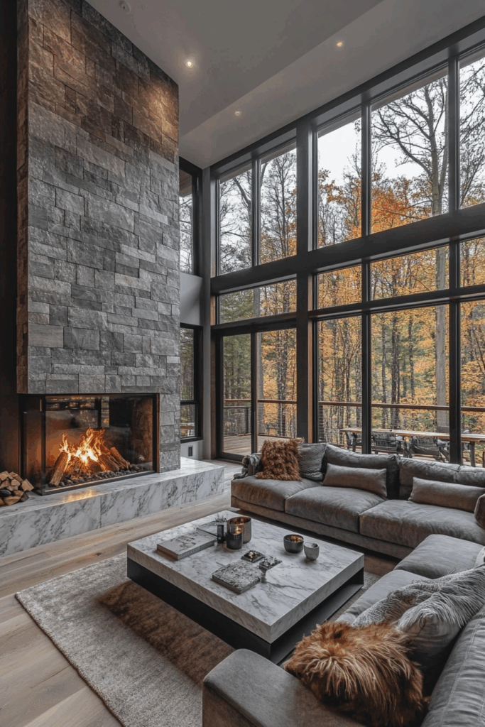 26+ Cabin Interiors Concepts That Spark Coziness and Joy - Hammock Bug