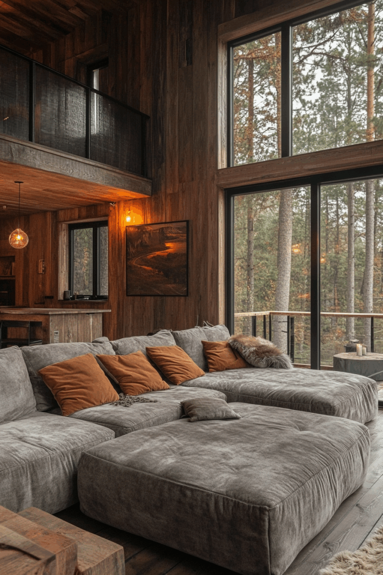 26+ Cabin Interiors Concepts That Spark Coziness and Joy - Hammock Bug