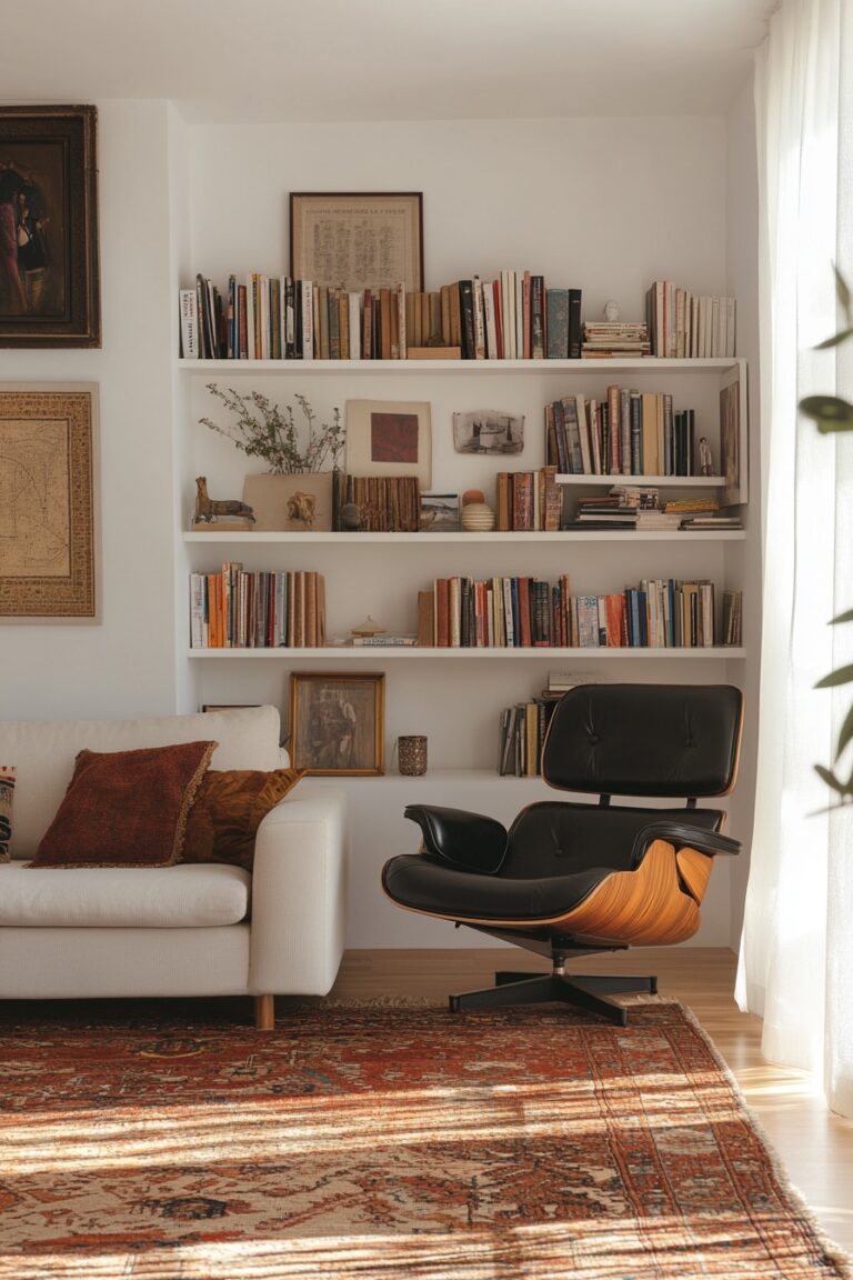 27 Bookshelf Ideas That Turn Books Into Beautiful Decor - Hammock Bug